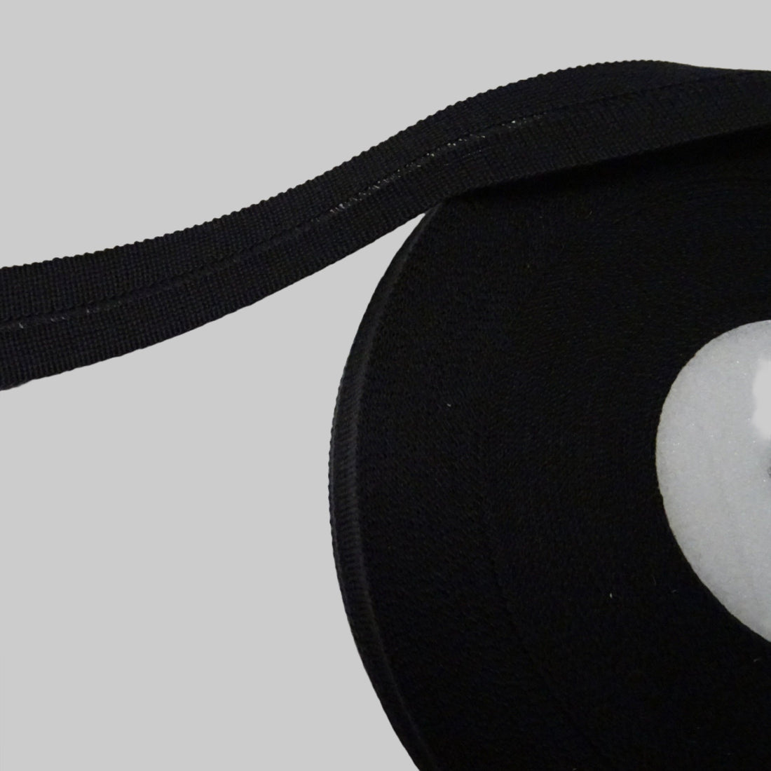 30 metres of Dark Navy colour soft folding tape edging 28mm wide clear ...