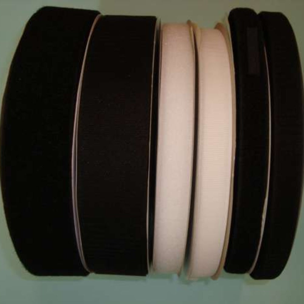25 metre reel of HOOK SIDE choice of width SEW ON TYPE [ like Velcro ...