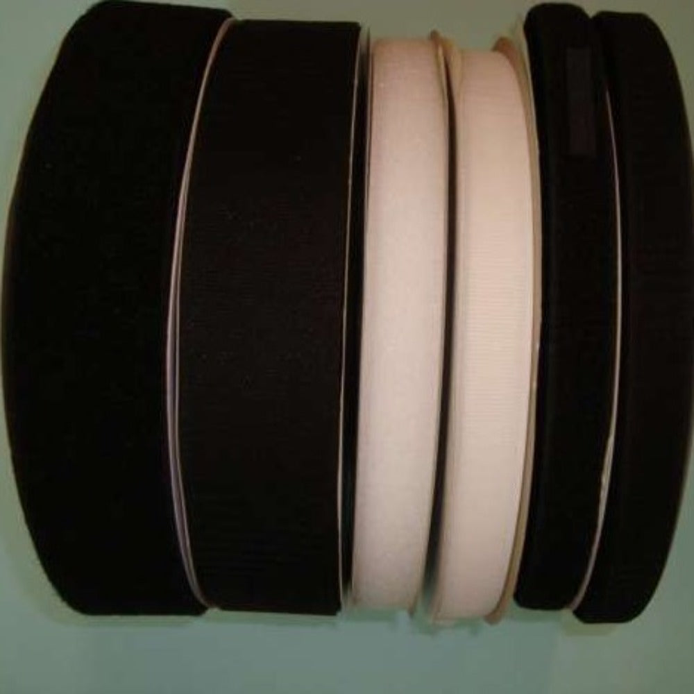 25 metre reel of LOOP SIDE choice of width SEW ON TYPE [ like Velcro ...